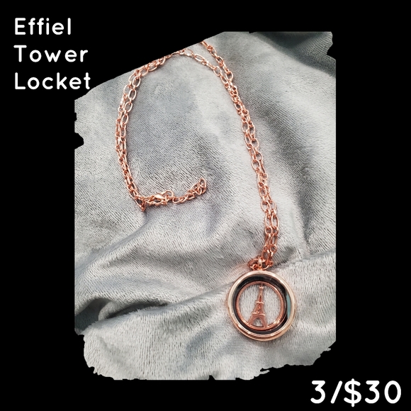 Jewelry | Eiffel Tower Locket W Chain 33 | Poshmark